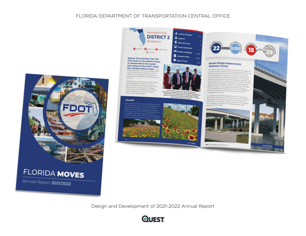 FDOT Annual Report – Quest Corporation of America, Inc.